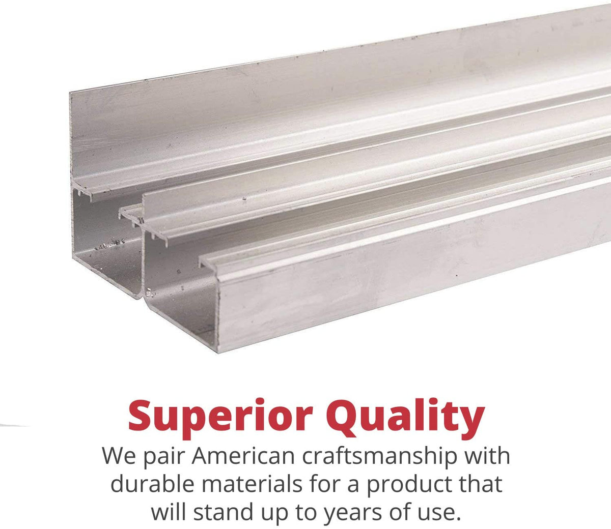 134F Sliding Bypass Door Hardware (48" 2 Door System) – buildwholesale